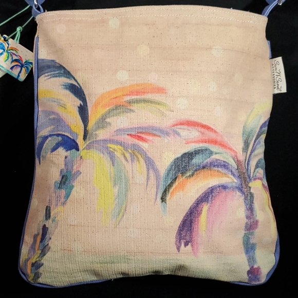 Sun N Sand | Bags | Sun N Sandpalm Trees Canvas Purse | Poshmark